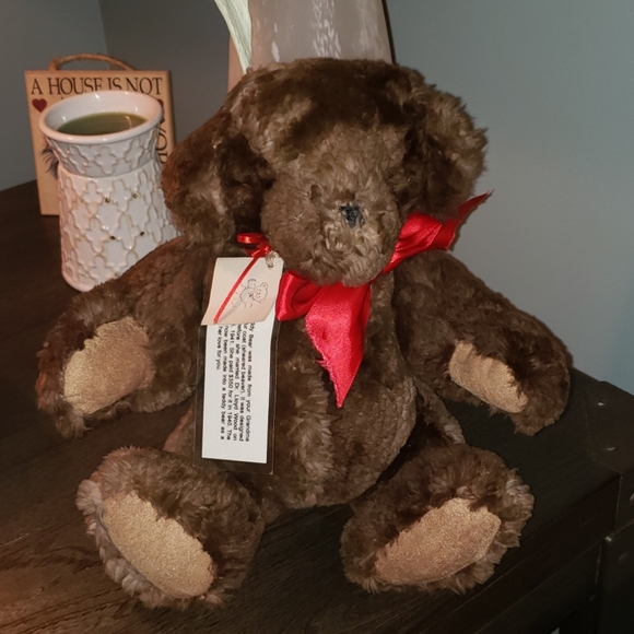 Handmade | Accents | Genuine Beaver Moveable Limb Fur Plush Teddy Bear ...